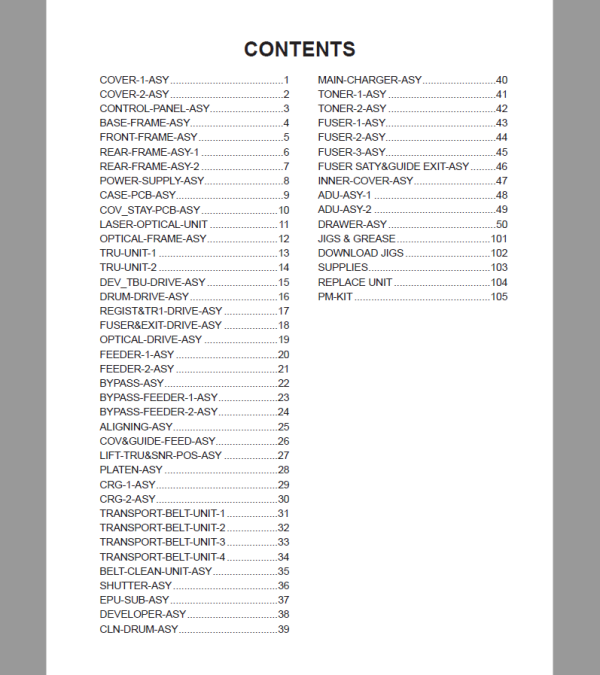 Toshiba E-studio 2330C Service Manual - Clear Choice Techical