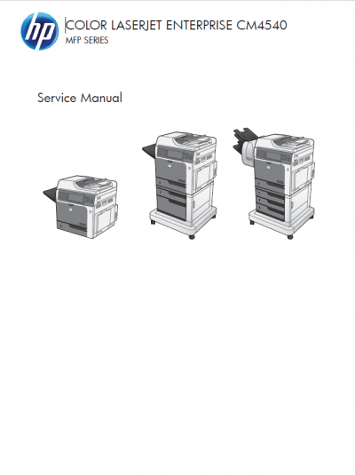 HP Color LaserJet Enterprise CM4540 MFP.