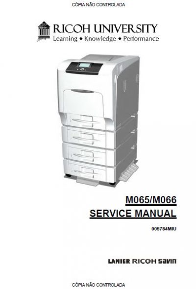 GESTETNER SP C430DN, SP C431DN, LANIER LP137CN.