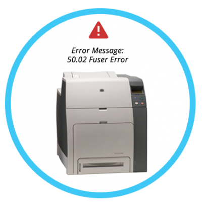 How to fix HP Color LaserJet 4700 with Error Message: 50.02 Fuser Error