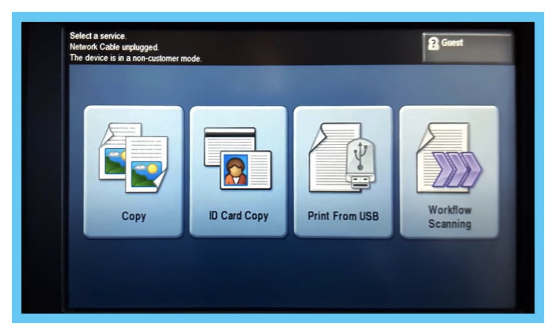 How To Repair A Xerox Copier With Error — Systems Powering On